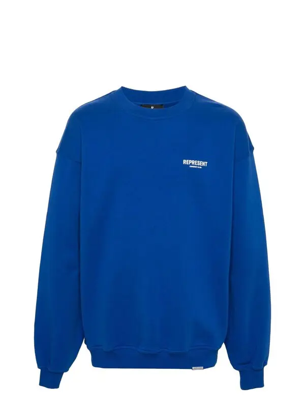 REPRESENT Owners' Club Cotton Sweatshirt - Blue