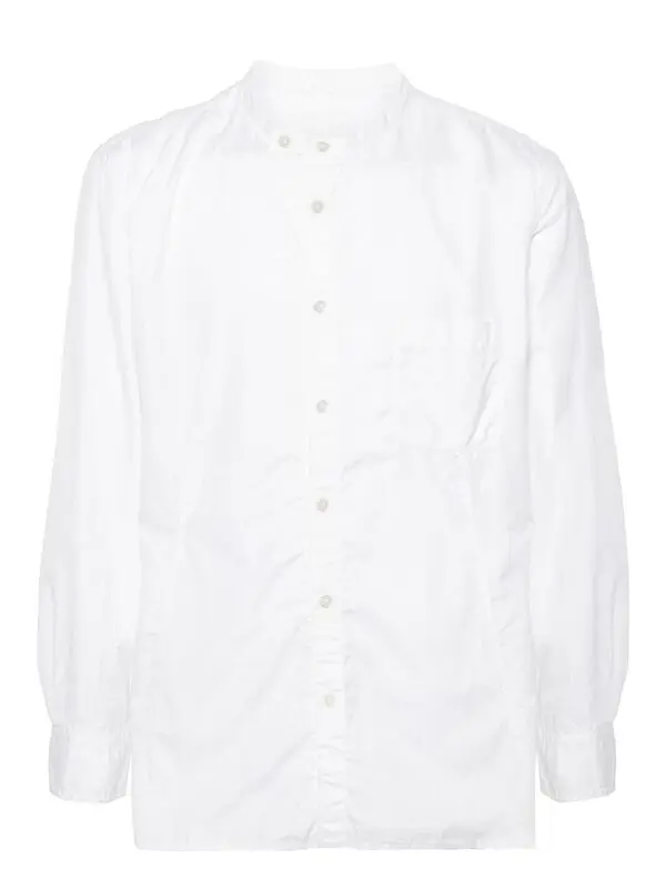 Yohji Yamamoto Plain Cotton Shirt - White