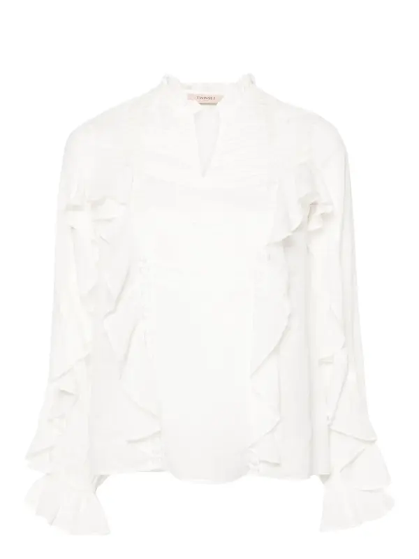 TWINSET Lace-detailing Blouse - White