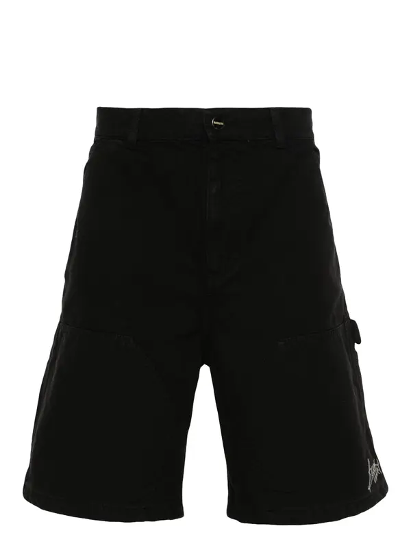 BARROW Logo-embroidered Bermuda Shorts - Black