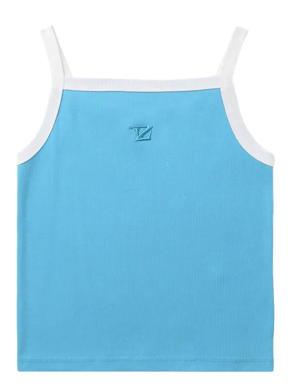 Izzue Logo-embroidered Tank Top - Blue
