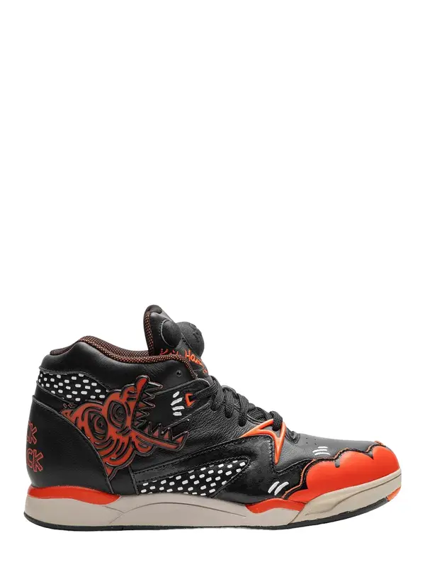 REEBOK X Keith Haring Aerobic Pump Lite Sneakers - Black