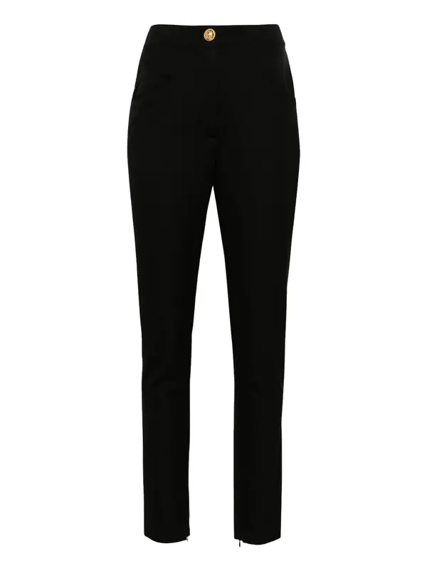 Balmain Tapered Tailored Trousers - Black