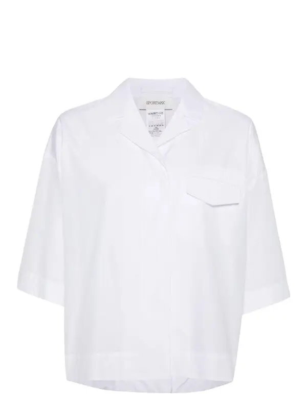Sportmax Parole Cotton Shirt - White
