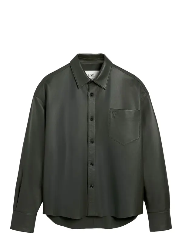 Ami De Coeur Lambskin Shirt - Green