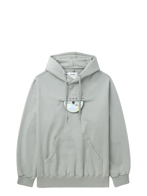 DOUBLET Cd-r Cotton Hoodie - Grey