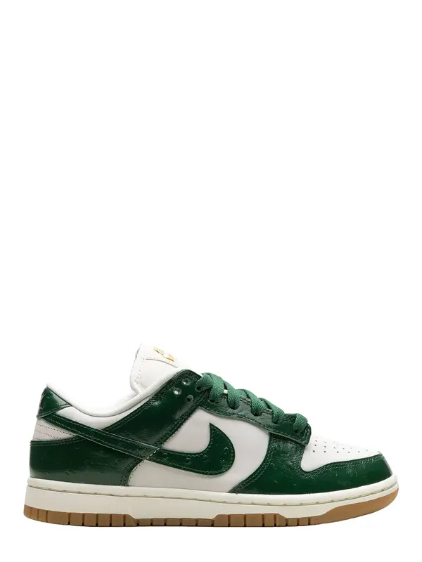 Nike Dunk Low Lx Gorge Green Ostrich Sneakers - White