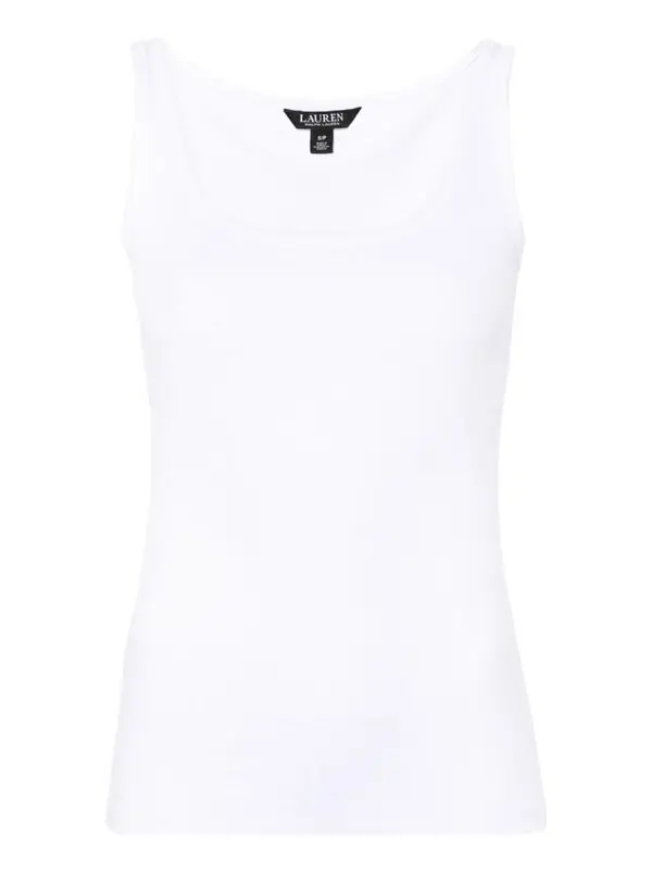 Ralph Lauren Kelly Fine-ribbed Tank Top - White