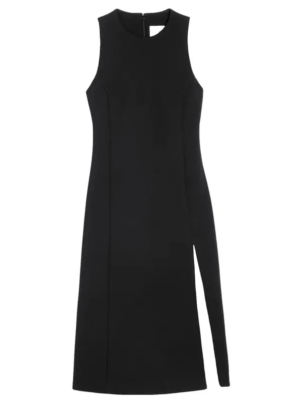 Ami Sleeveless Midi Dress - Black
