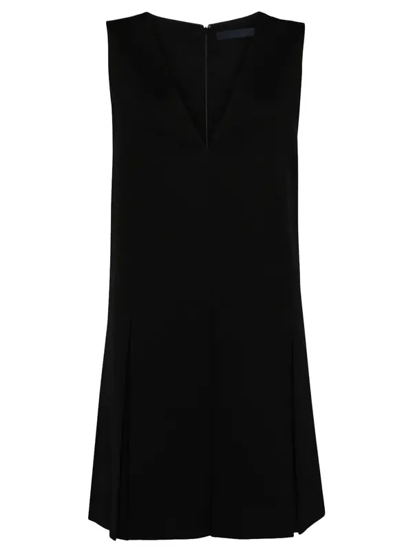 JUUN.J V-neck Mini Dress - Black