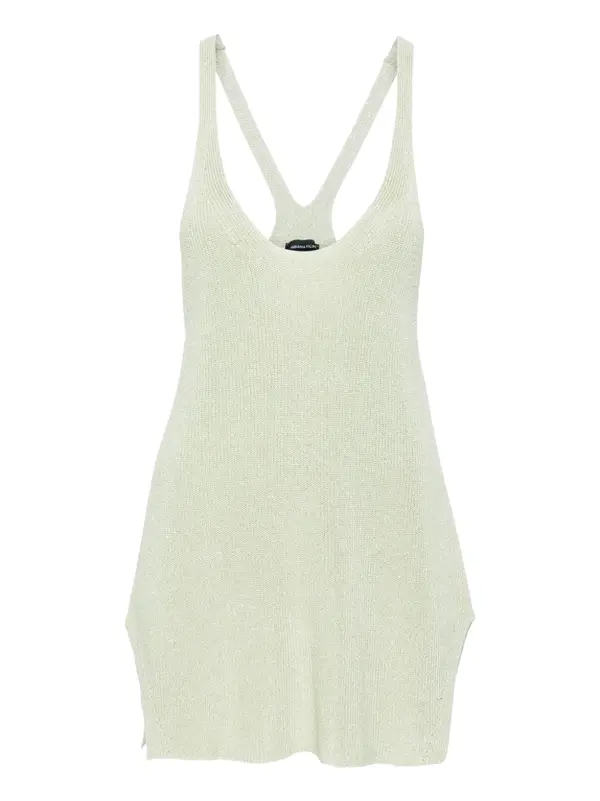 Fabiana Filippi Racer-back Knit Tank Top - Green
