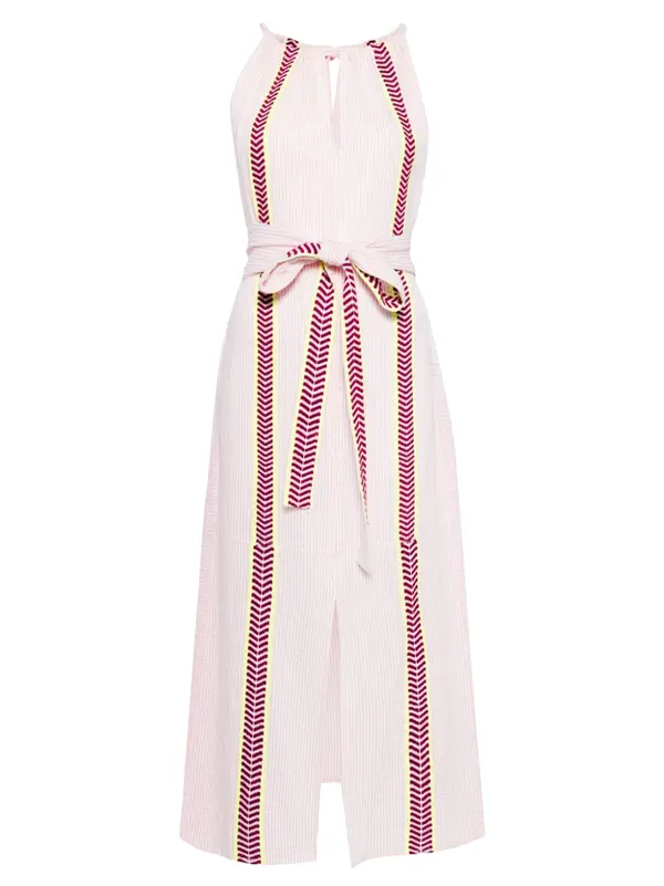 LEMLEM Ayana Halterneck Maxi Dress - Pink