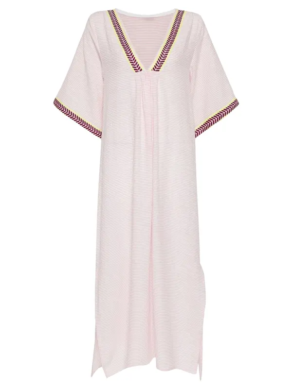 LEMLEM Edna Cotton-blend Maxi Dress - Pink
