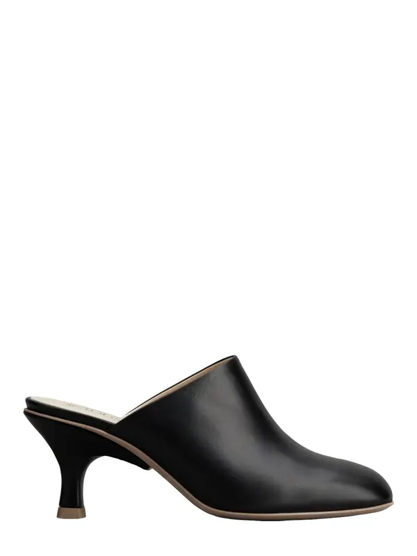 TOD'S Leather Mules - Black