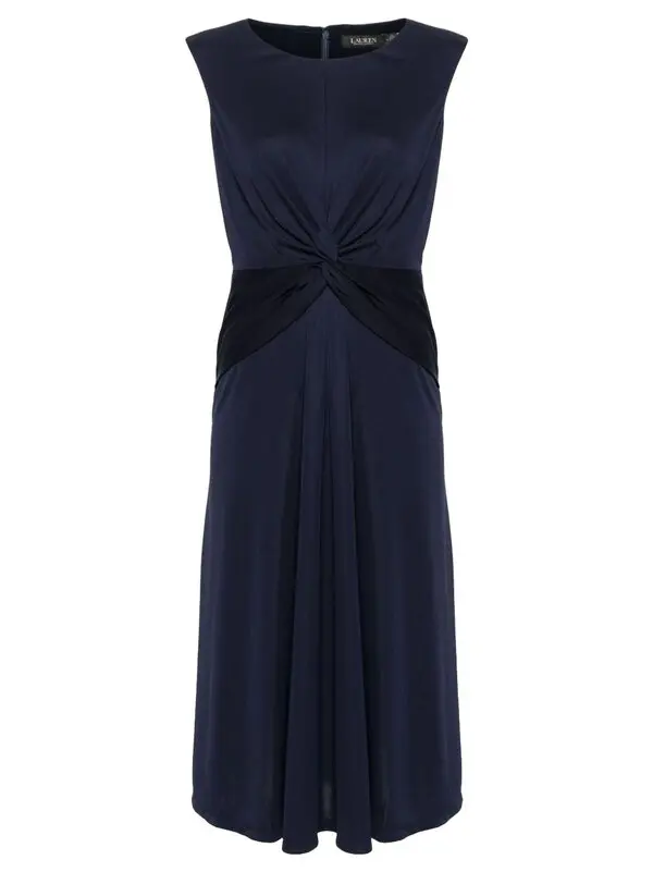 Ralph Lauren Tessane Flared Midi Dress - Blue