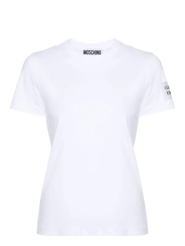 Moschino Embroidered T-shirt - White