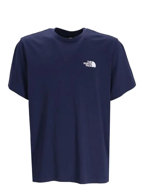 The North Face Logo-print Cotton T-shirt - Blue