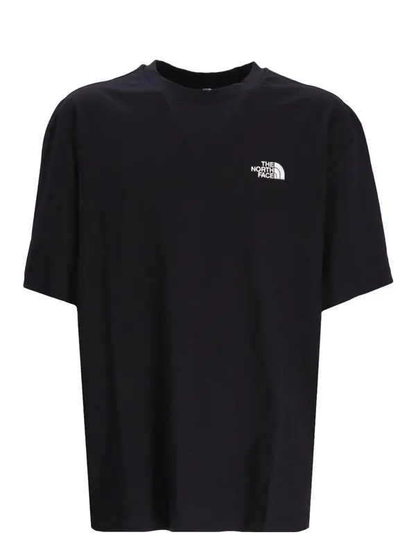 The North Face Logo-embroidered Cotton T-shirt - Black