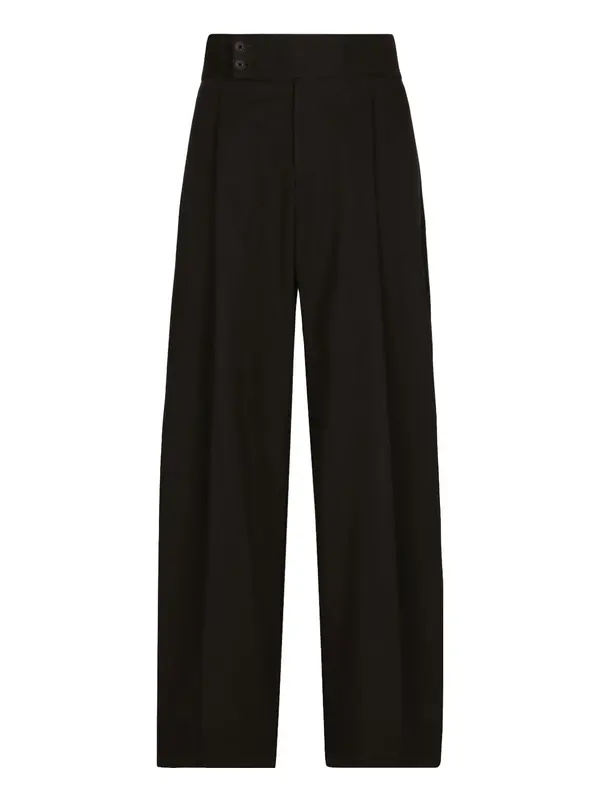 Dolce & Gabbana High-waisted Trousers - Brown
