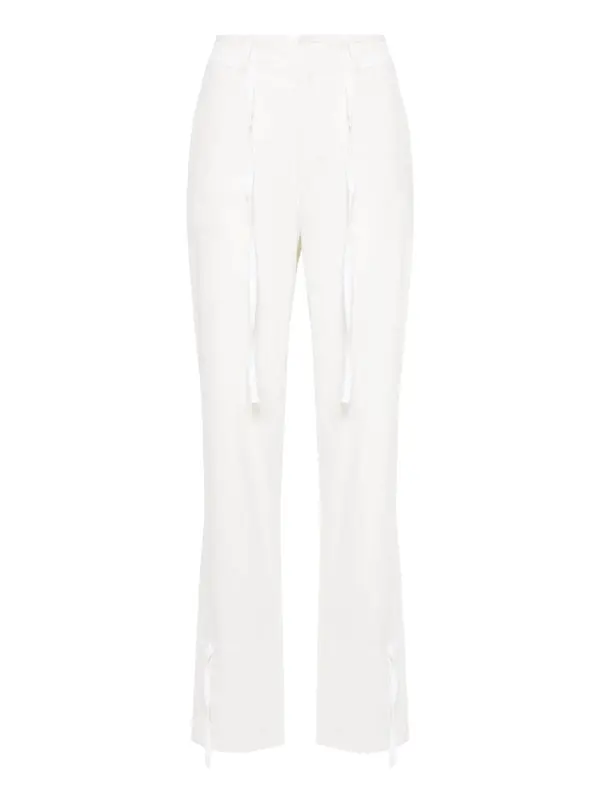 LEMAIRE Cotton Straight Trousers - Neutrals