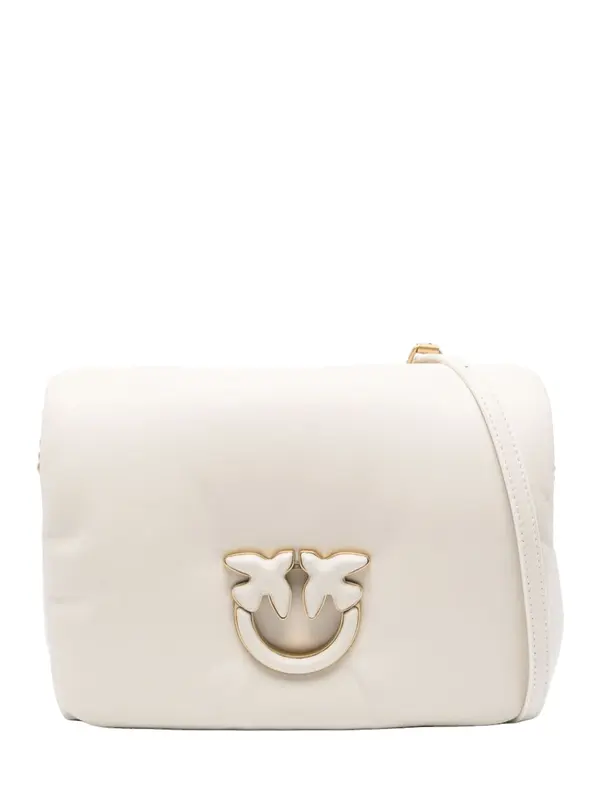Pinko Classic Love Shoulder Bag - Neutrals