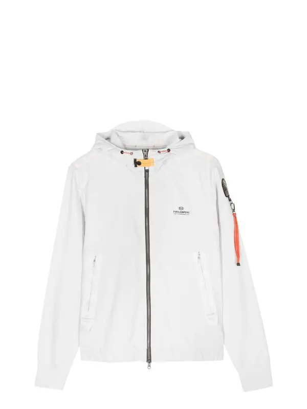 PARAJUMPERS Trident Cotton-blend Zipped Hoodie - Grey