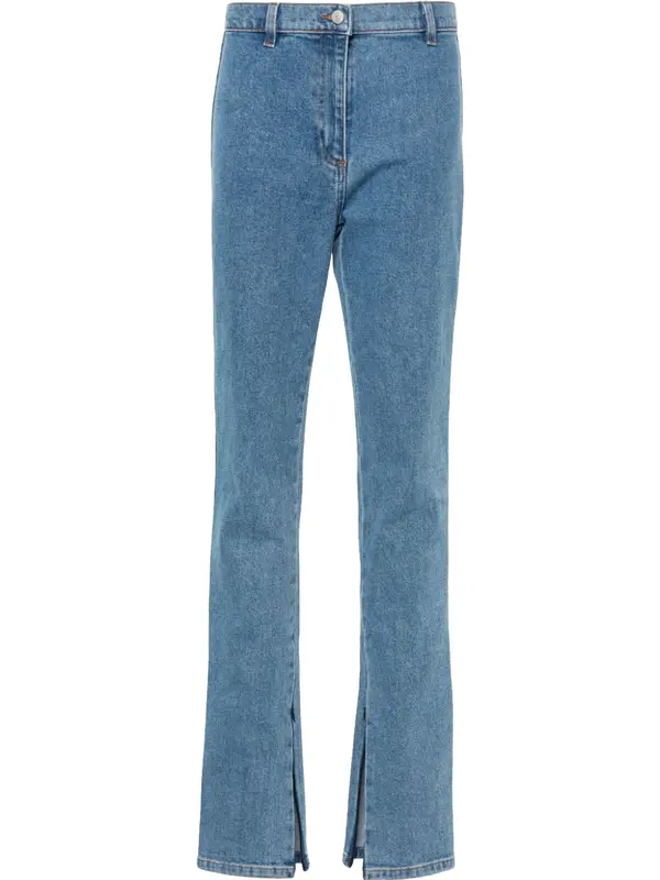 Magda Butrym High-rise Slim-fit Jeans - Blue
