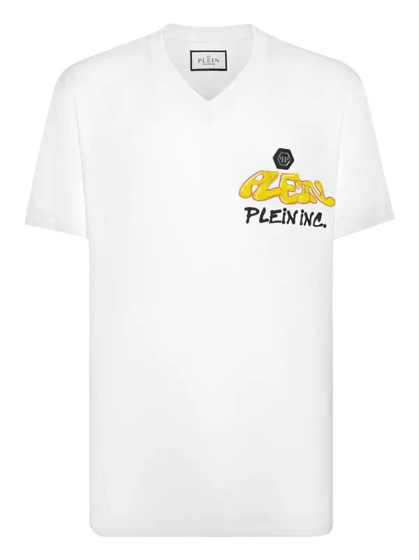 Philipp Plein Logo-print Cotton T-shirt - White