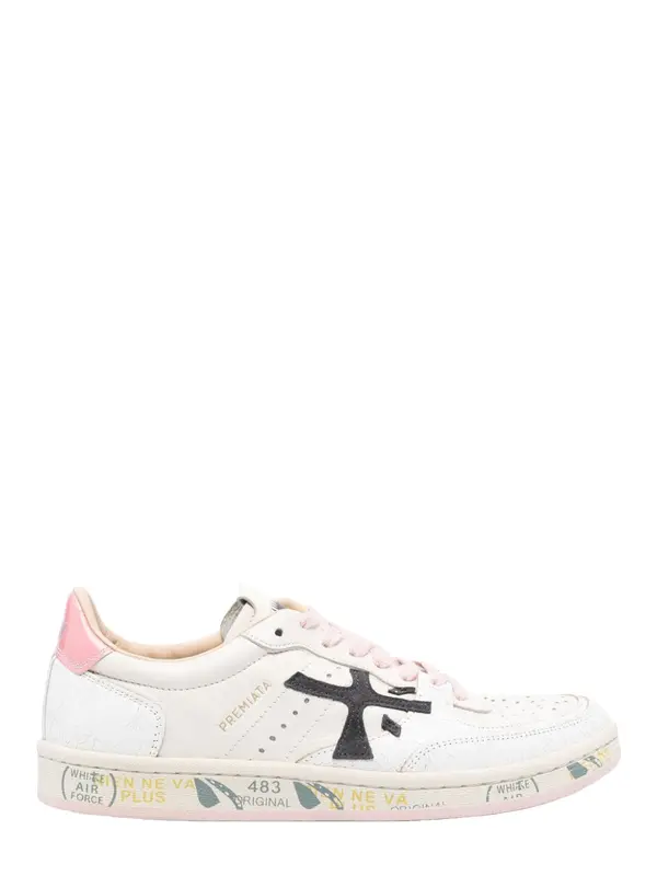 Premiata Clay Leather Sneakers - Neutrals