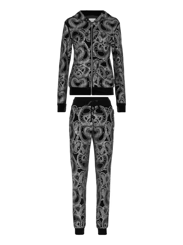 Philipp Plein Teddy Bear Tracksuit Set - Black