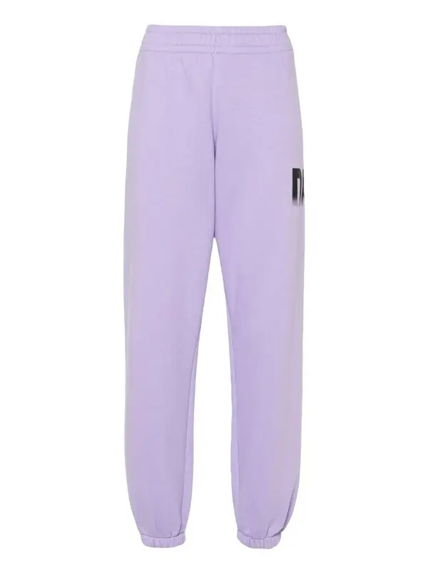Dkny Logo-print Track Pants - Purple