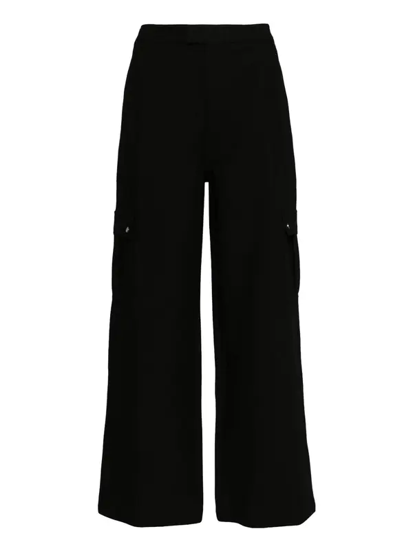 B+AB Straight-leg Cargo Trousers - Black