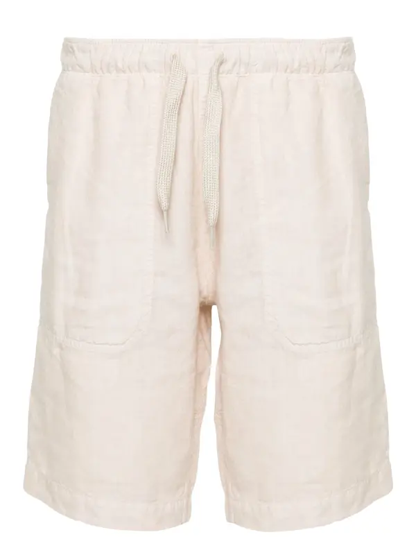 Zadig&Voltaire Drawstring-waist Linen Shorts - Neutrals