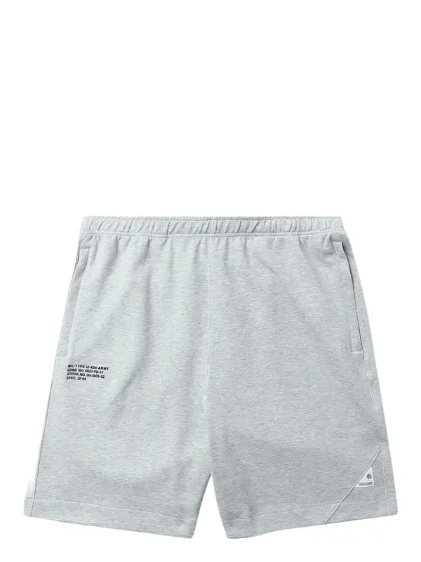 Izzue Logo-appliqué Track Shorts - Grey