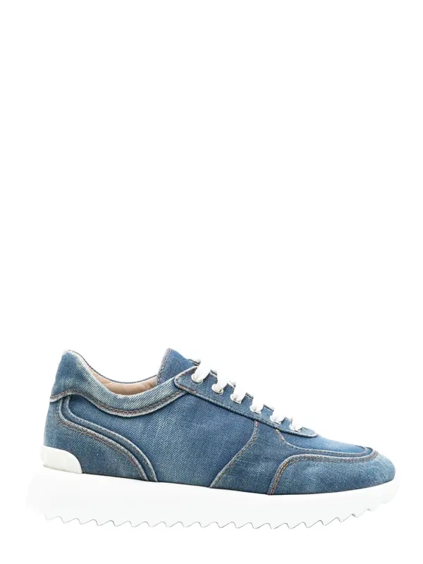 LE SILLA Claire Denim Sneakers - Blue