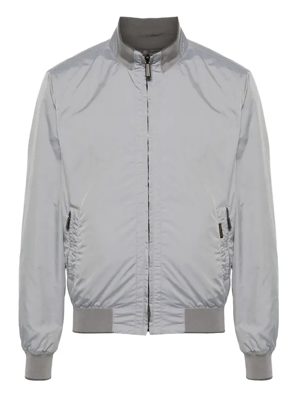 MOORER Long-sleeve Bomber Jacket - Grey