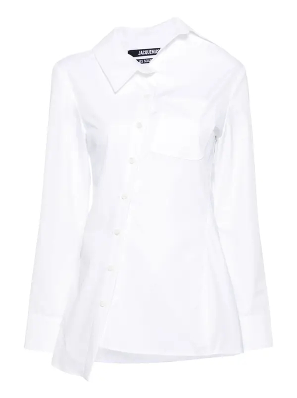 Jacquemus La Chemise Pablo Cotton Shirt - White