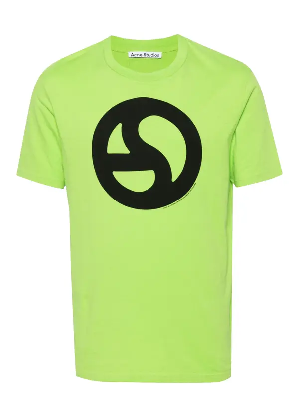 Acne Studios Logo-print T-shirt - Green