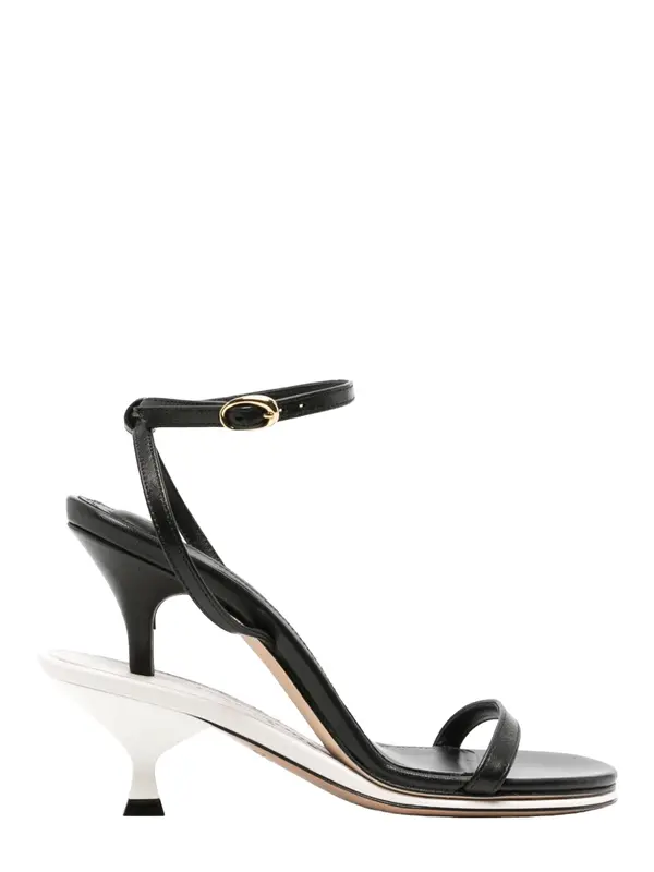 Jacquemus Les Doubles 100mm Sandals - Black