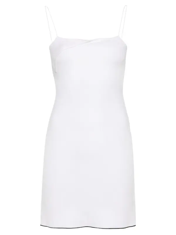 Jacquemus La Mini Robe Aro Cocktail Dress - White