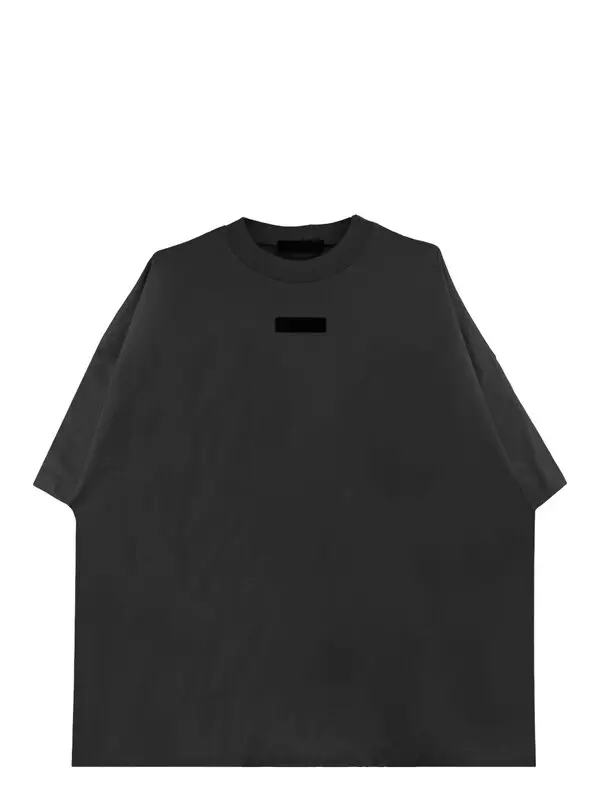 Fear Of God Logo-appliqué Cotton T-shirt - Black