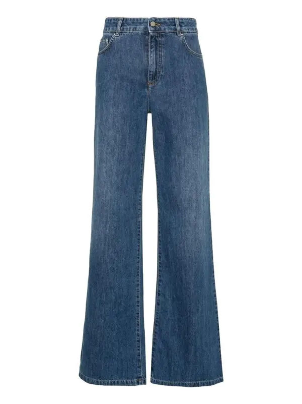 Moschino Mid-rise Straight-leg Jeans - Blue