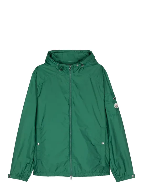 Moncler Etiache Logo-patch Jacket - Green