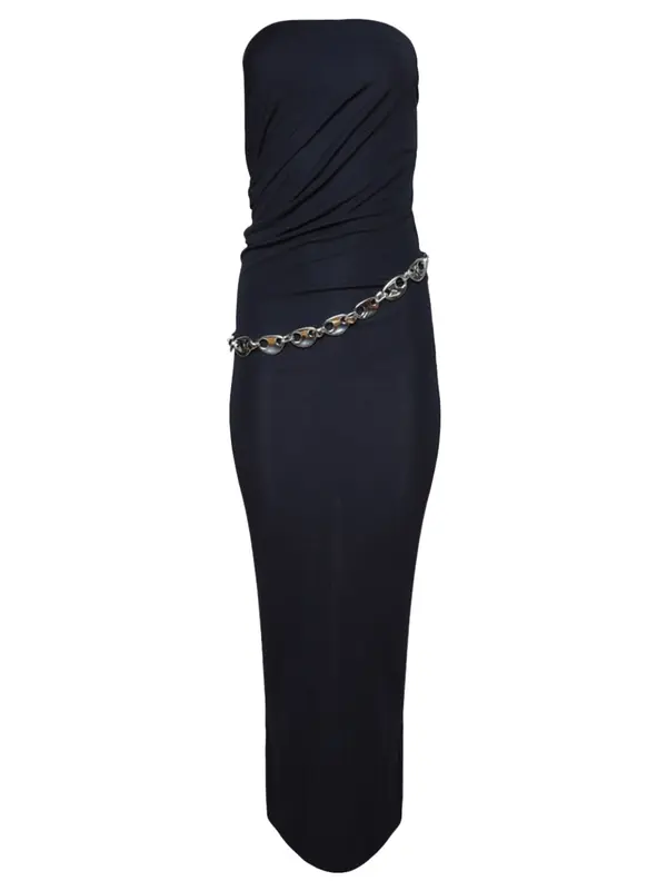 Christopher Esber Chain-detail Maxi Dress - Blue