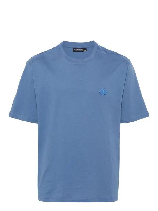 J. Lindeberg Hale Logo-patch T-shirt - Blue