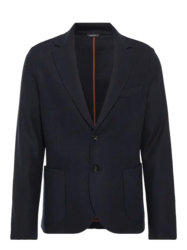 Loro Piana Silk And Cashmere Blazer - Blue