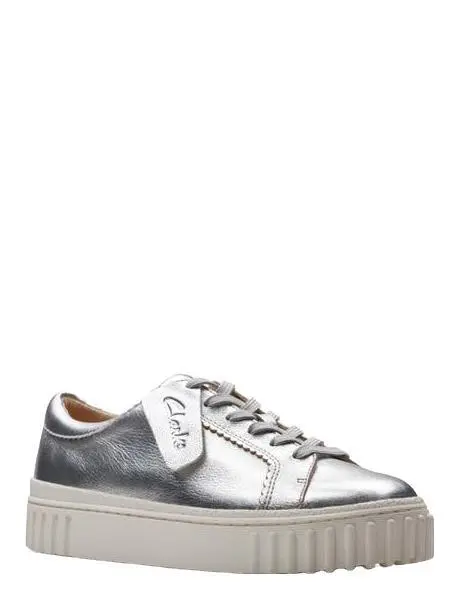Clarks Mayhill Walk Sneakers - Silver Metallic