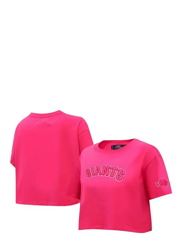 PRO STANDARD San Francisco Giants Boxy Cropped T-shirt - Pink