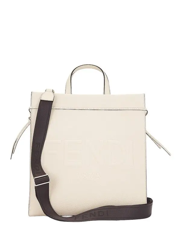 Fendi Go To Shopper Tote Bag - Ivory