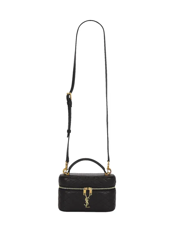Saint Laurent Mini Gaby Vanity Bag - Nero